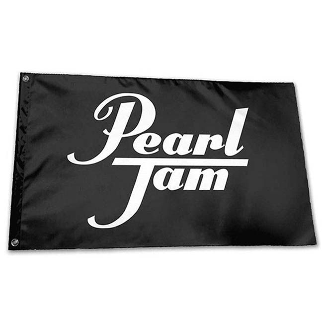 Pearl Jam Logo Flag