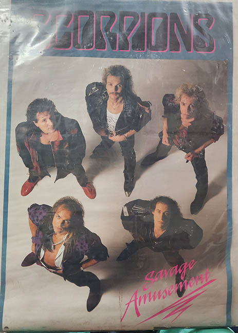Scorpions Savage Ammusement 1988 Promo Poster: Woodstock Trading Company