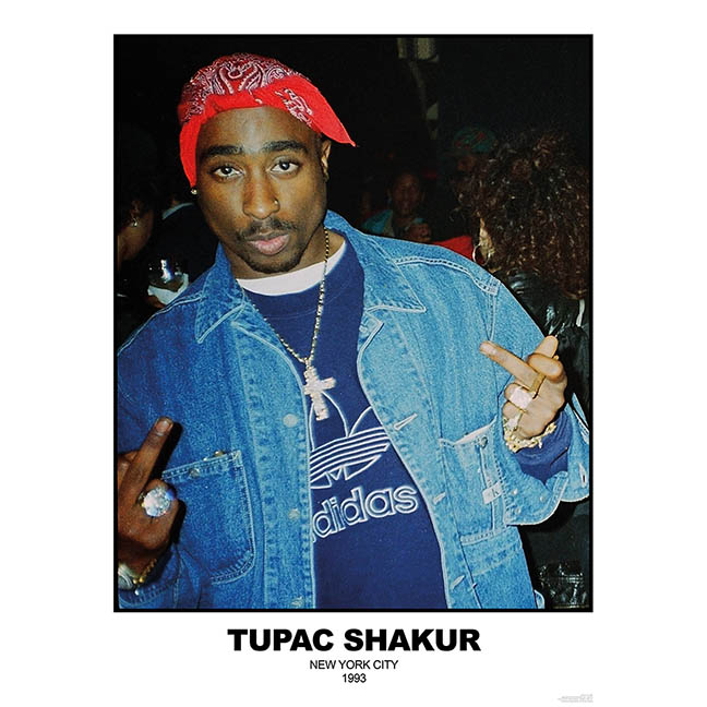 Tupak Shakur New York 1993 Poster