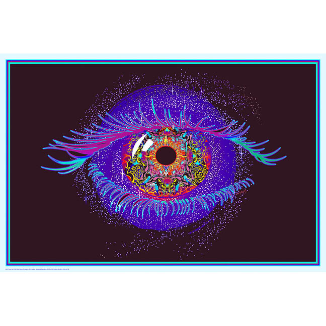 Cosmic Eye Black Light Poster