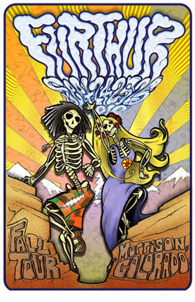Grateful Dead Furthur Red Rocks 2010 Poster: Woodstock Trading Company