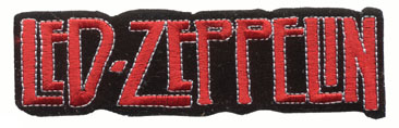 Led Zeppelin Stitched Logo Patch: Woodstock Trading Company
