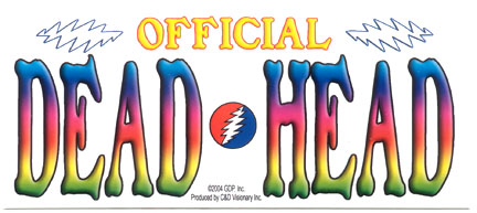 Grateful Dead Official Dead Head Sticker: Woodstock Trading Company
