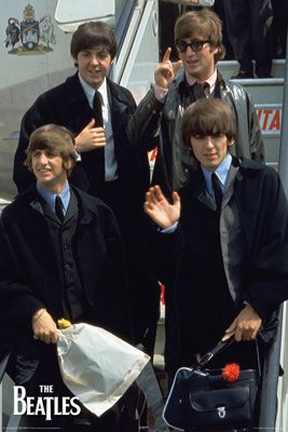 The Beatles Plane Poster: Woodstock Trading Company