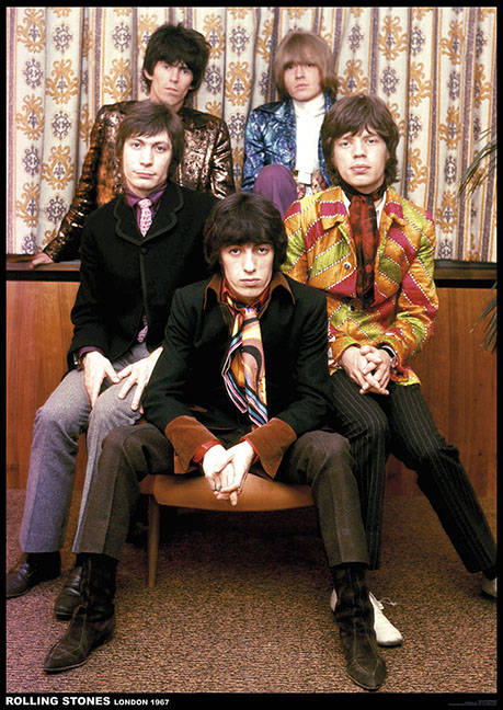 Rolling Stones Portrait Poster: Woodstock Trading Company