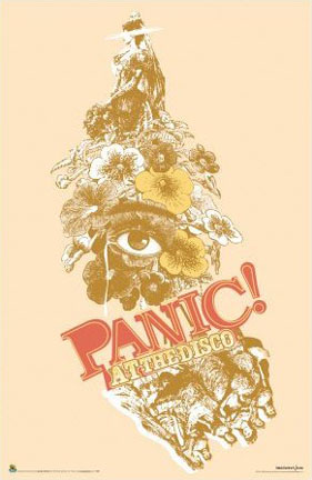 Panic! At The Disco Flowers Poster: Woodstock Trading Company