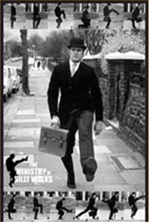 Monty Python Ministry Of Silly Walks Poster: Woodstock Trading Company