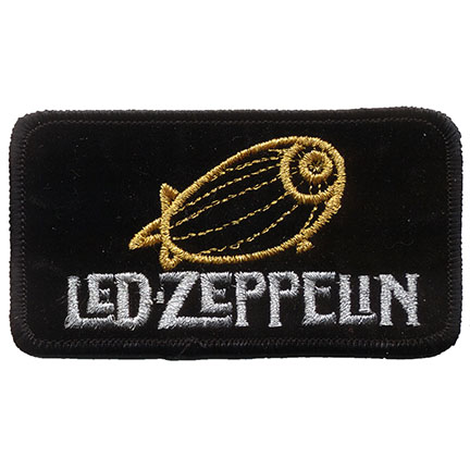 Led Zeppelin Gold Blimp Patch: Woodstock Trading Company